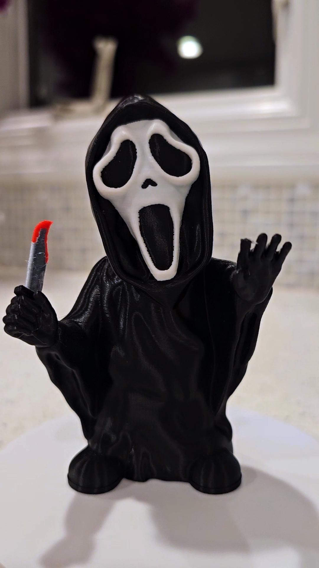 Ghost Face Figurine 3D Printed the Iconic Scream Killer - Etsy