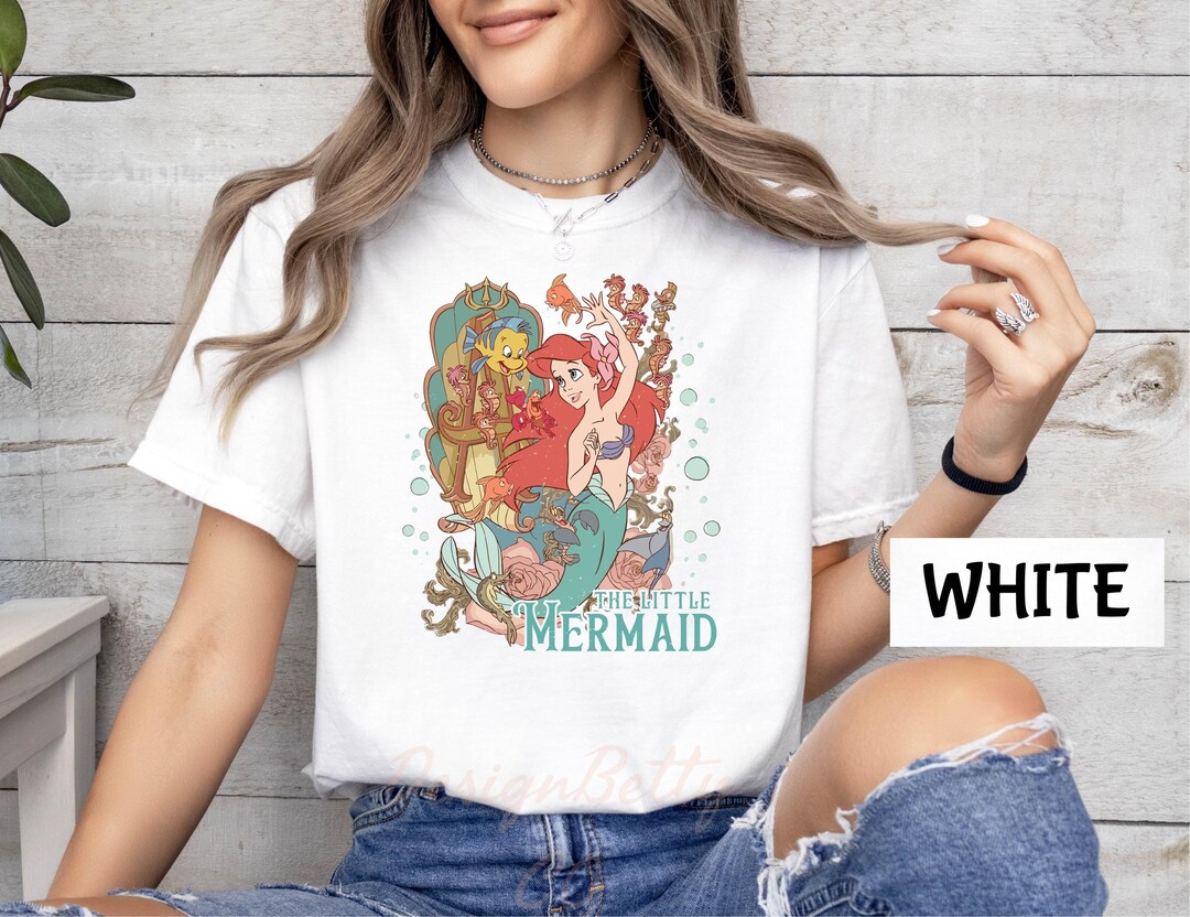 The Little Mermaid Shirt, Comfort Colors Shirt, Girls Mermaid Shirt,one ...