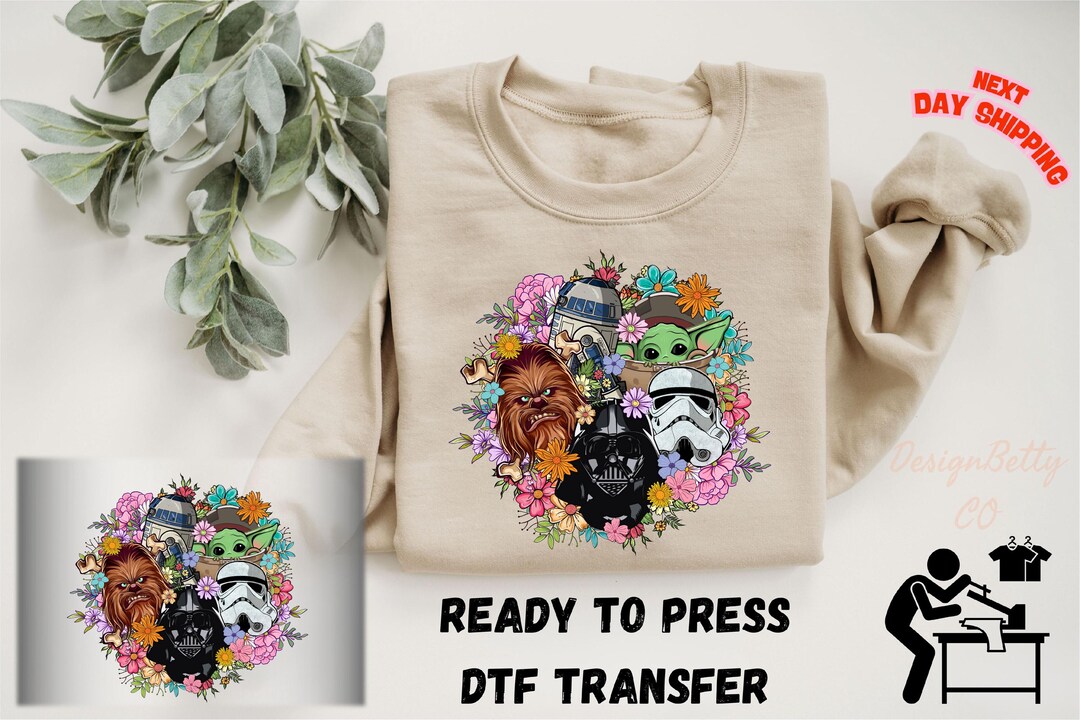 Star Wars Ready to Press, Disney Star Wars Dtf Transfer, Disneyland ...