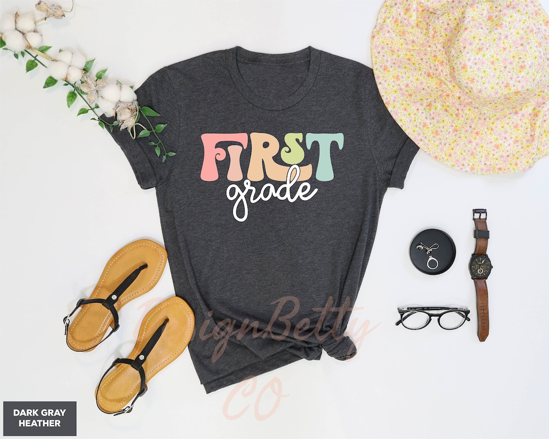 First Grade Shirt, 1st Grade Shirt, First Day of School Shirt, Back to ...
