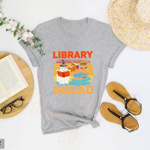 Library Squad, Halloween, Library Shirt, Halloween Tshirt, Halloween ...