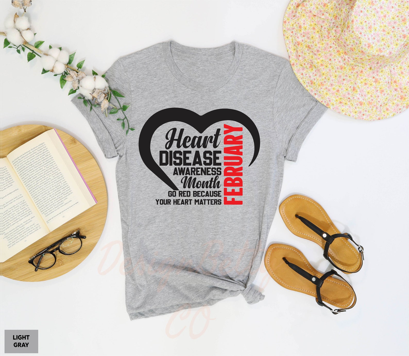 Heart Disease Awareness Month Shirt, February Awareness Month, Your ...