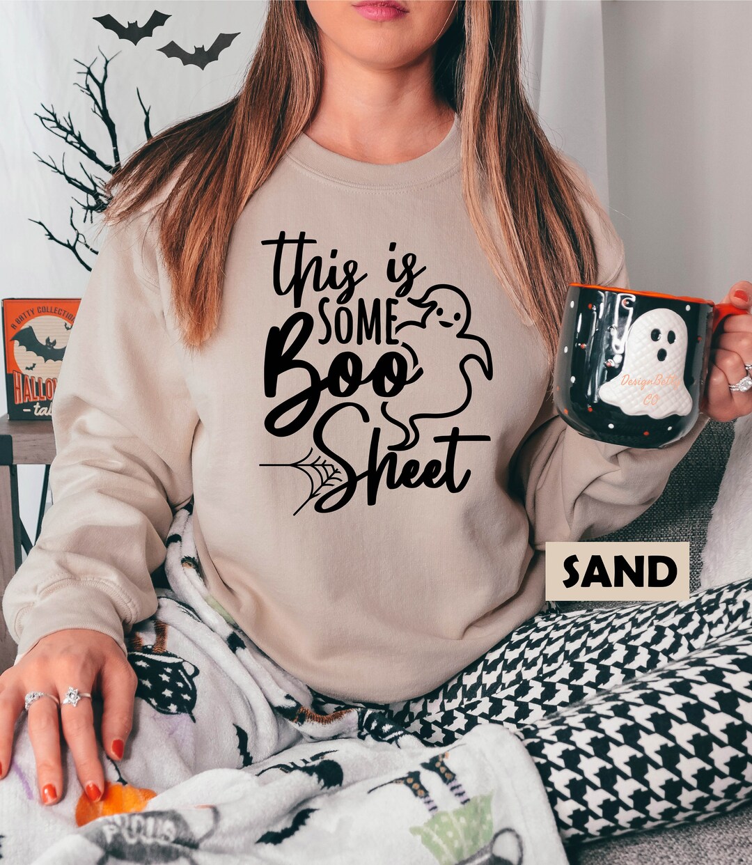 This is Some Boo Sheet, Halloween Sweatshirt, Boo Sweatshirt, Halloween ...