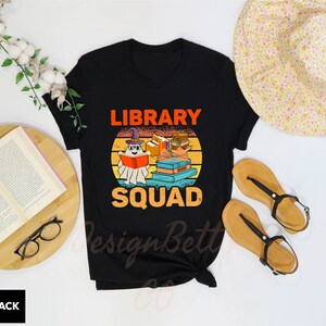 Library Squad, Halloween, Library Shirt, Halloween Tshirt, Halloween ...