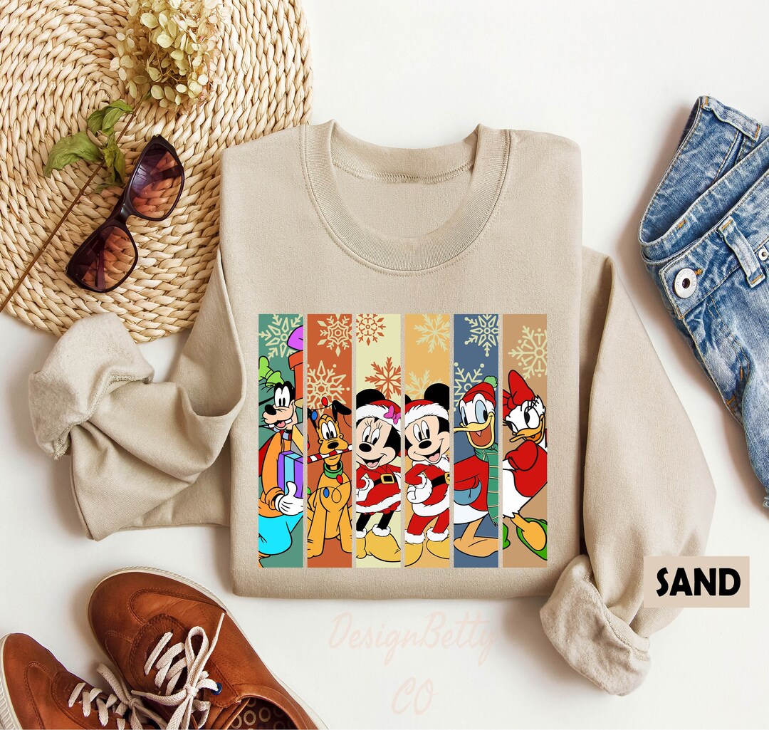 Disney Mickey and Friends Sweatshirt Disneyland Sweater - Etsy