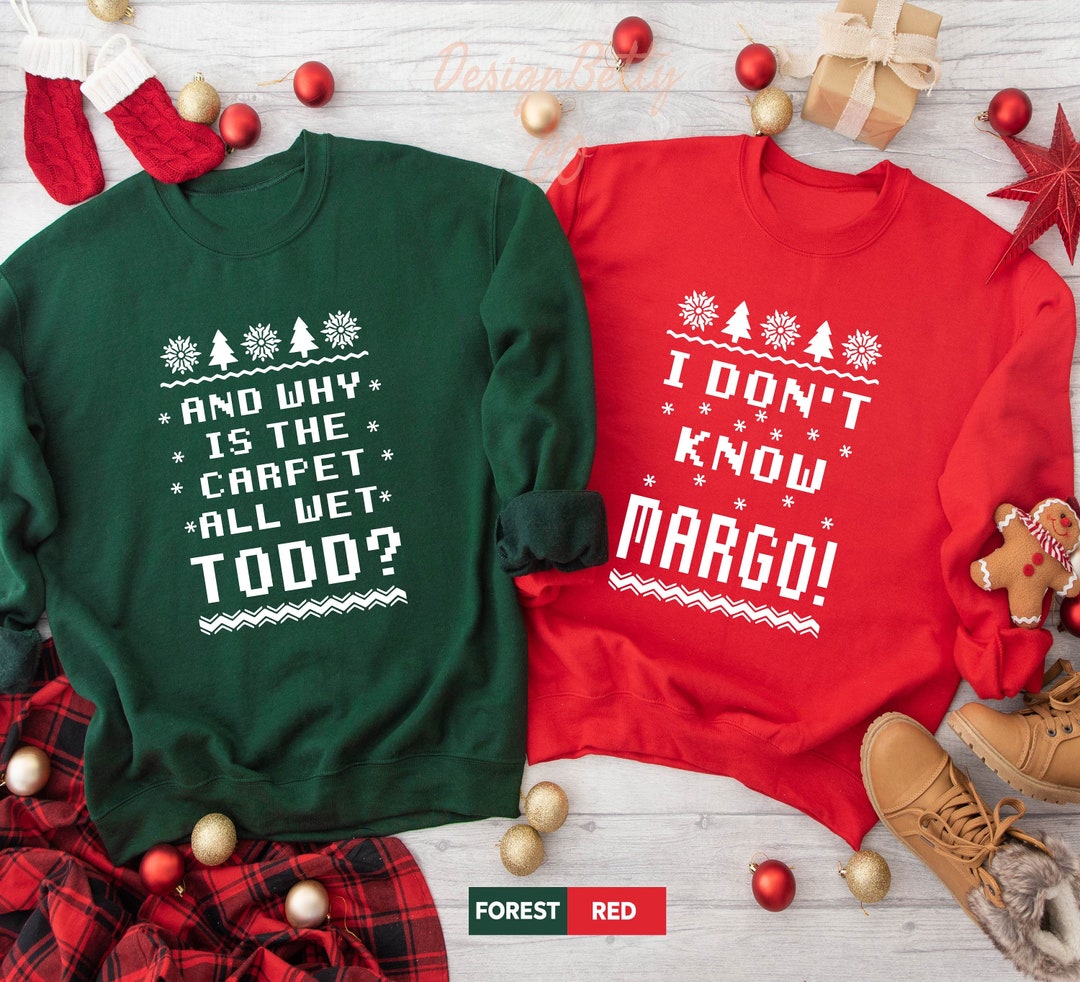 Todd and Margo Sweatshirt, Couple Sweatshirt, Custom Sweatshirt ...