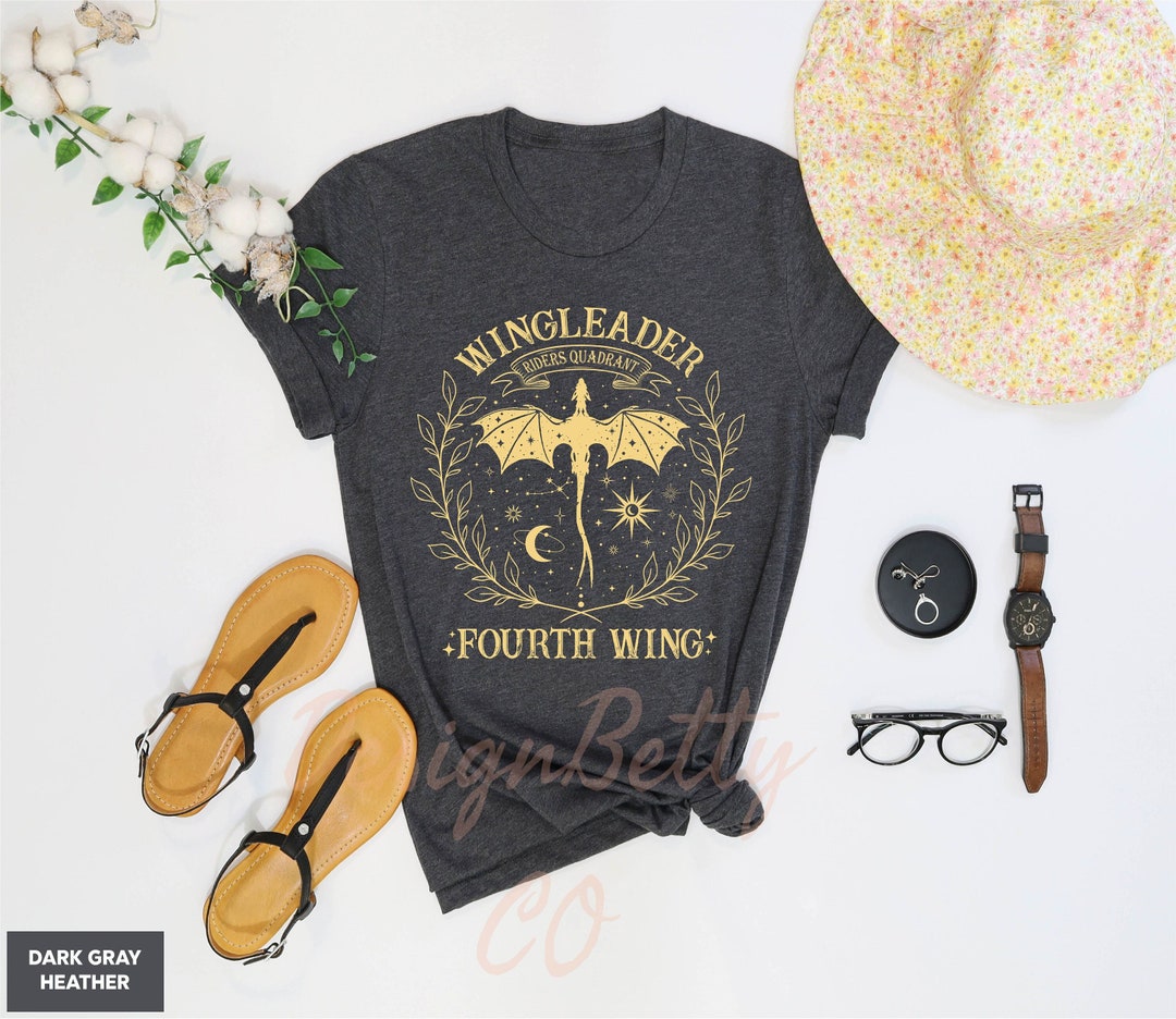 Wingleader Riders Quadrants Fourth Wing Shirt, Dragon Rider Shirt, Iron ...