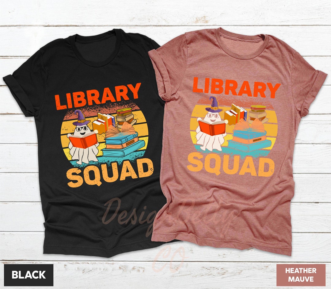 Library Squad, Halloween, Library Shirt, Halloween Tshirt, Halloween ...