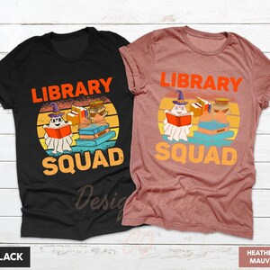 Library Squad, Halloween, Library Shirt, Halloween Tshirt, Halloween ...