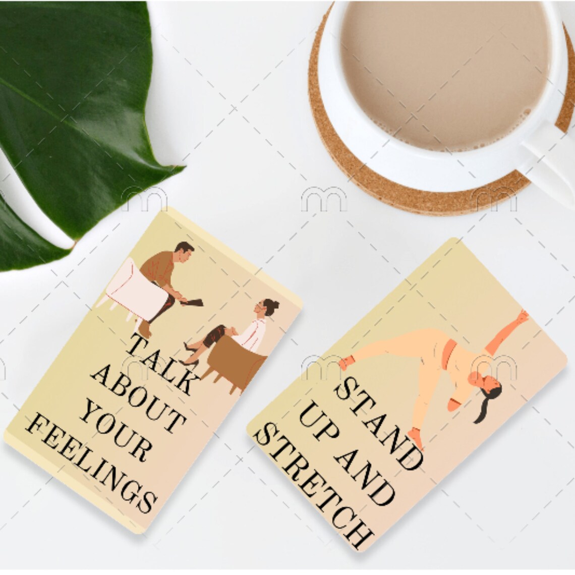 Coping Skills Printable Cards, Stress Relief Cards - Etsy