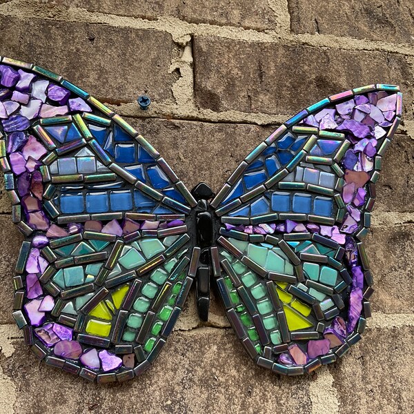 Mosaic Butterfly - Etsy