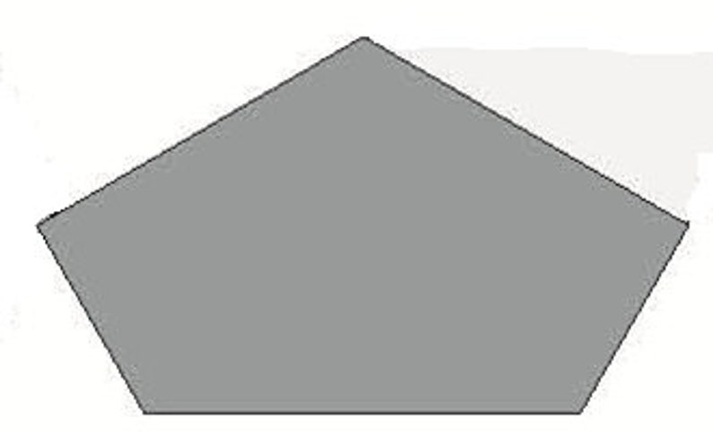 W1 Acrylic Template (1-inch Side Wedge Shape) - Etsy