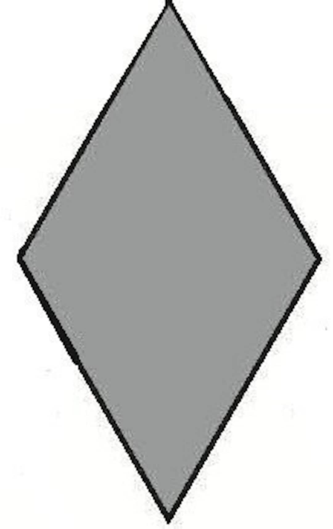 D4 Acrylic Template (4-inch Side Diamond) - Etsy