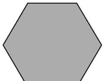 EH1 Acrylic Template (1-inch Side Elongated Hexagon) - Etsy