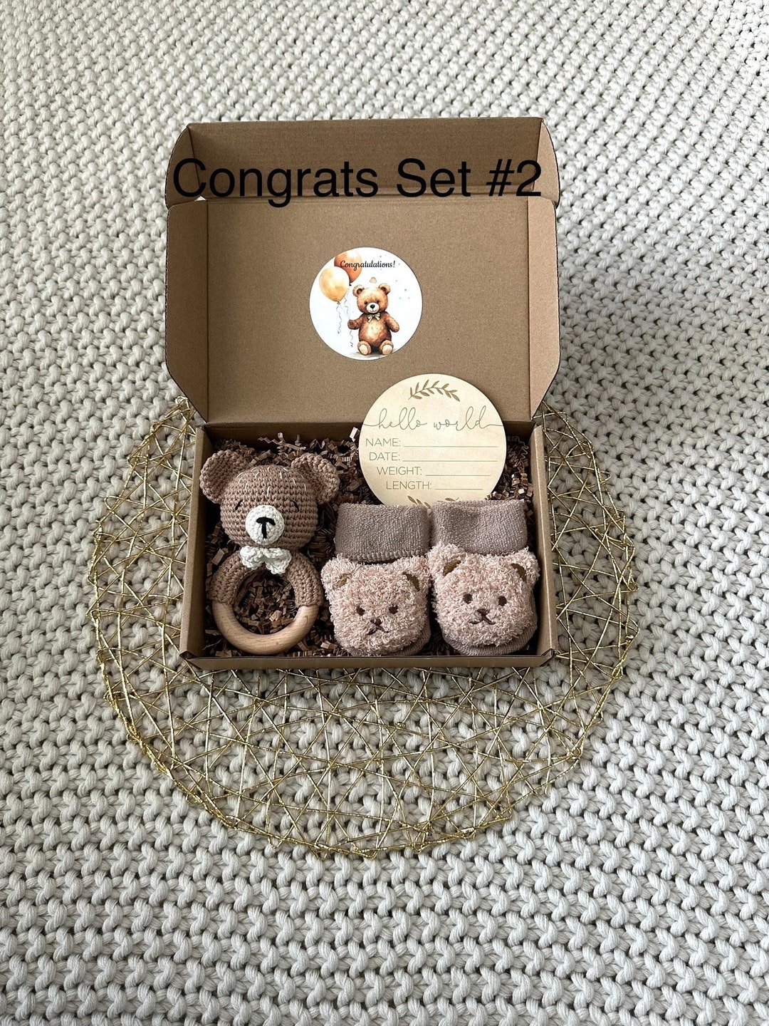 Baby Shower Gift, Baby Gift Basket, Gender Neutral Baby Gift, Baby Gift ...