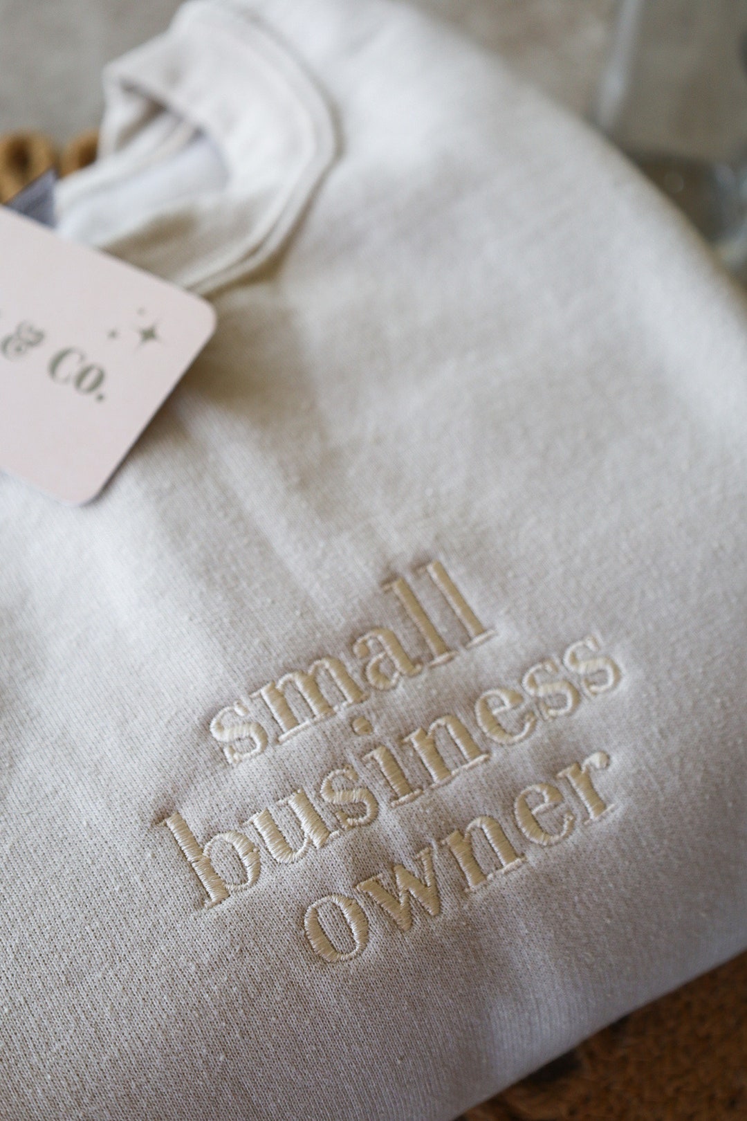 Embroidered Small Business Owner Sweatshirt | Small Business Owner ...