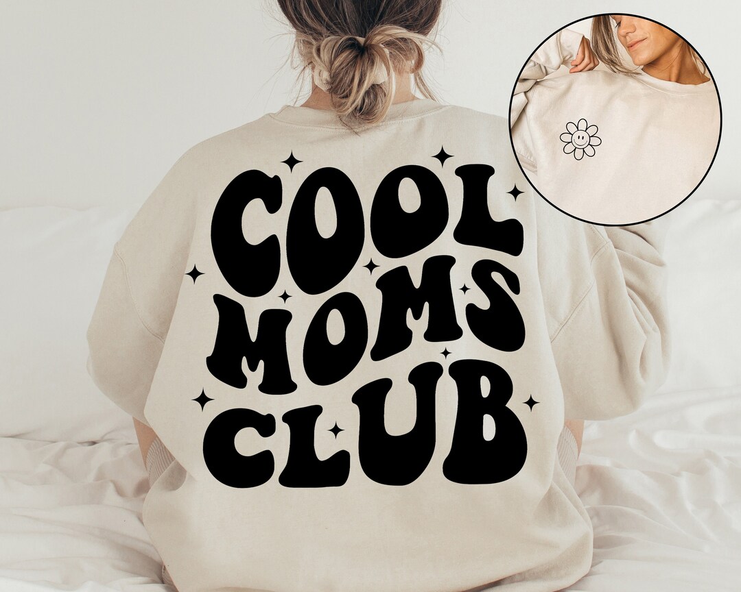 Cool Moms Club SVG Cool Mama PNG Best Mom Trendy Mom Funny Mama Mother ...