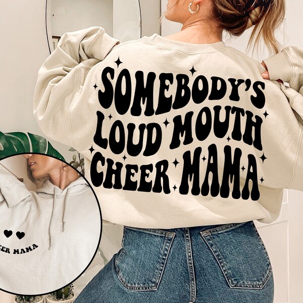 Somebodys Loud Mouth Cheer Mama Svg Etsy