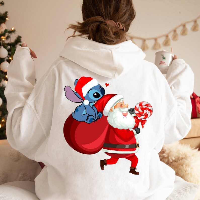 Stitch Christmas Set, Christmas Cartoon Svg, Lilo and Stitch SVG ...