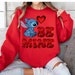 Stitch Png, Glitter Stitch Png, Red Heart Png, Kids Png, Stitch ...