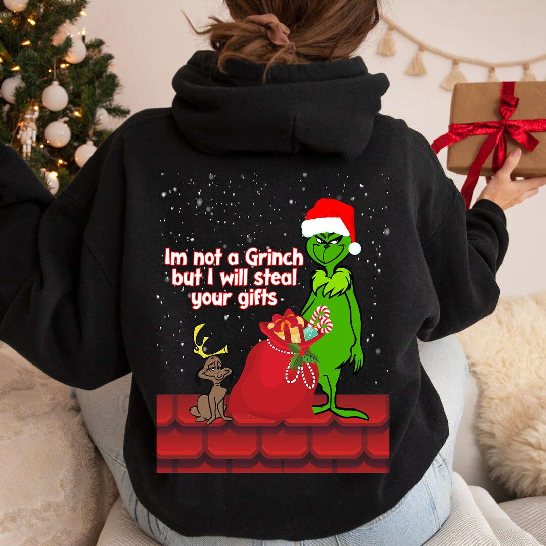 Grinch and Gifts Png Greedy Grinch Png Grinchmas Season PNG - Etsy