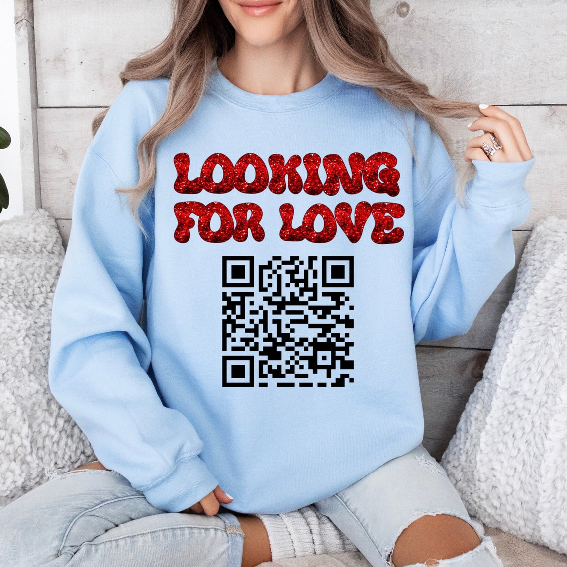 Custom QR Code, Looking for Love Png, Valentine Png, Scan Me, Merry and ...