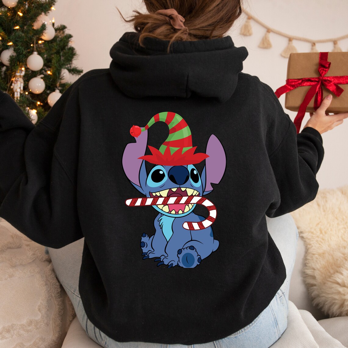 Stitch Christmas Set, Christmas Cartoon Svg, Lilo and Stitch SVG ...