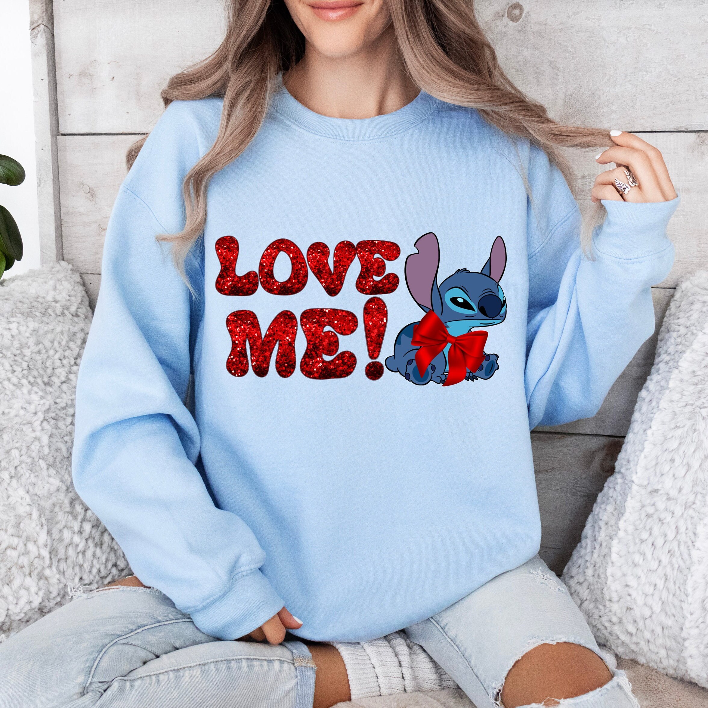 Love Me Valentines Png, Stitch Png, Digital Products Bestseller ...