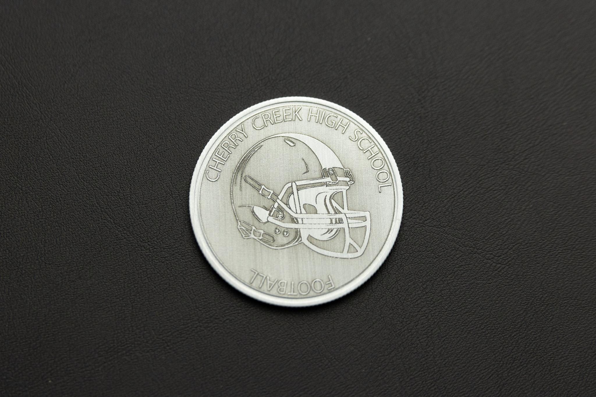 Custom Challenge Coin Laser Engraved Metal in Silver Color With Plastic ...