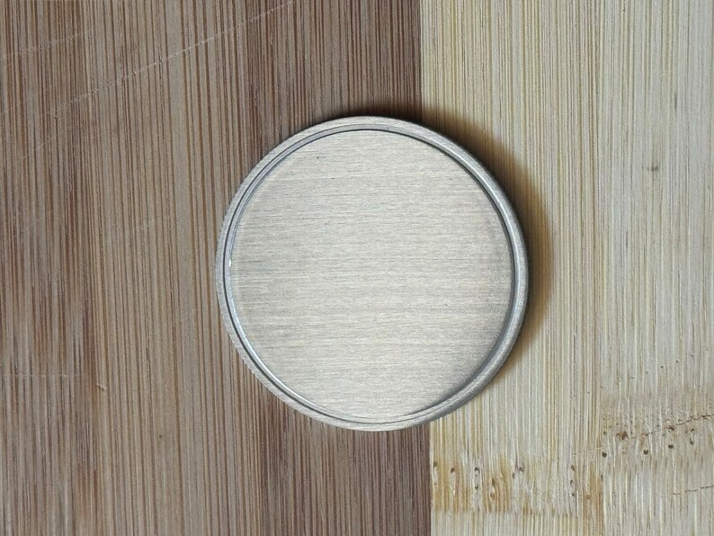 Custom Challenge Coin Laser Engraved Metal in Silver Color With Plastic ...