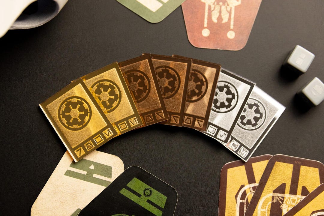 Star Wars Imperial Credits Gold Silver and Bronze Set of Credit Chips ...