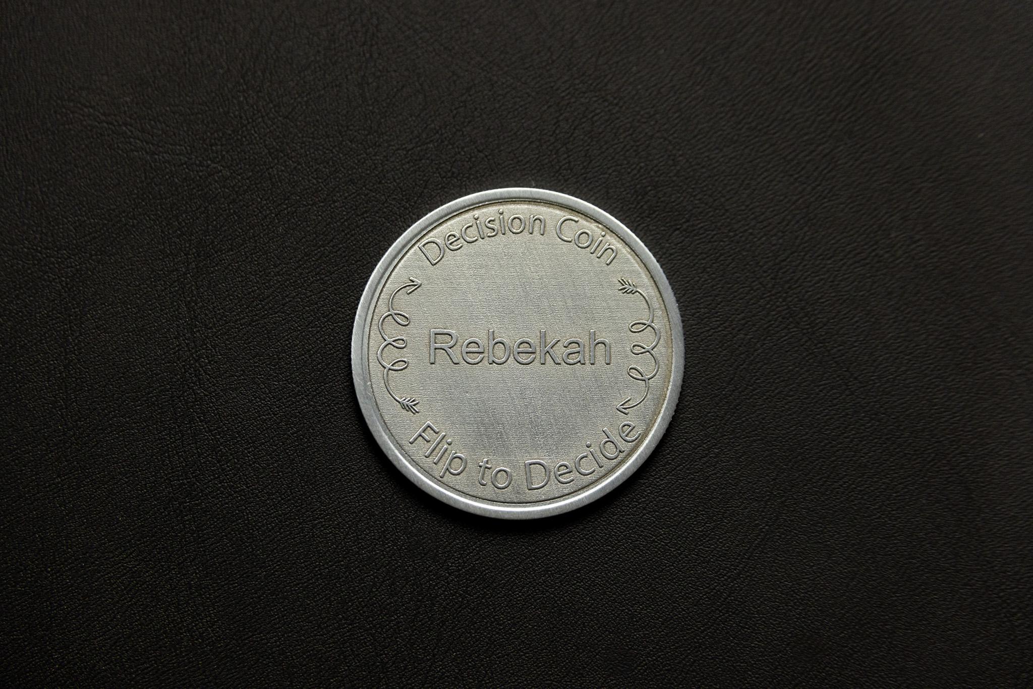 Decision Coins | Custom Engraved Metal | Her Turn or His Turn | Gifts ...