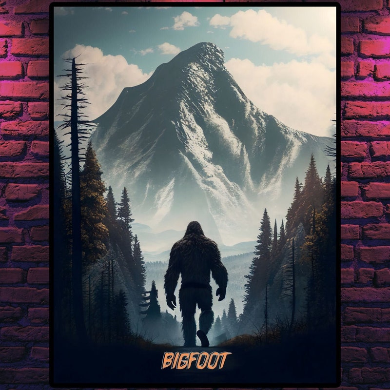 Bigfoot Art - Etsy