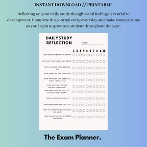 Printable Student Study Planner Bundle High School Academic Planner ...