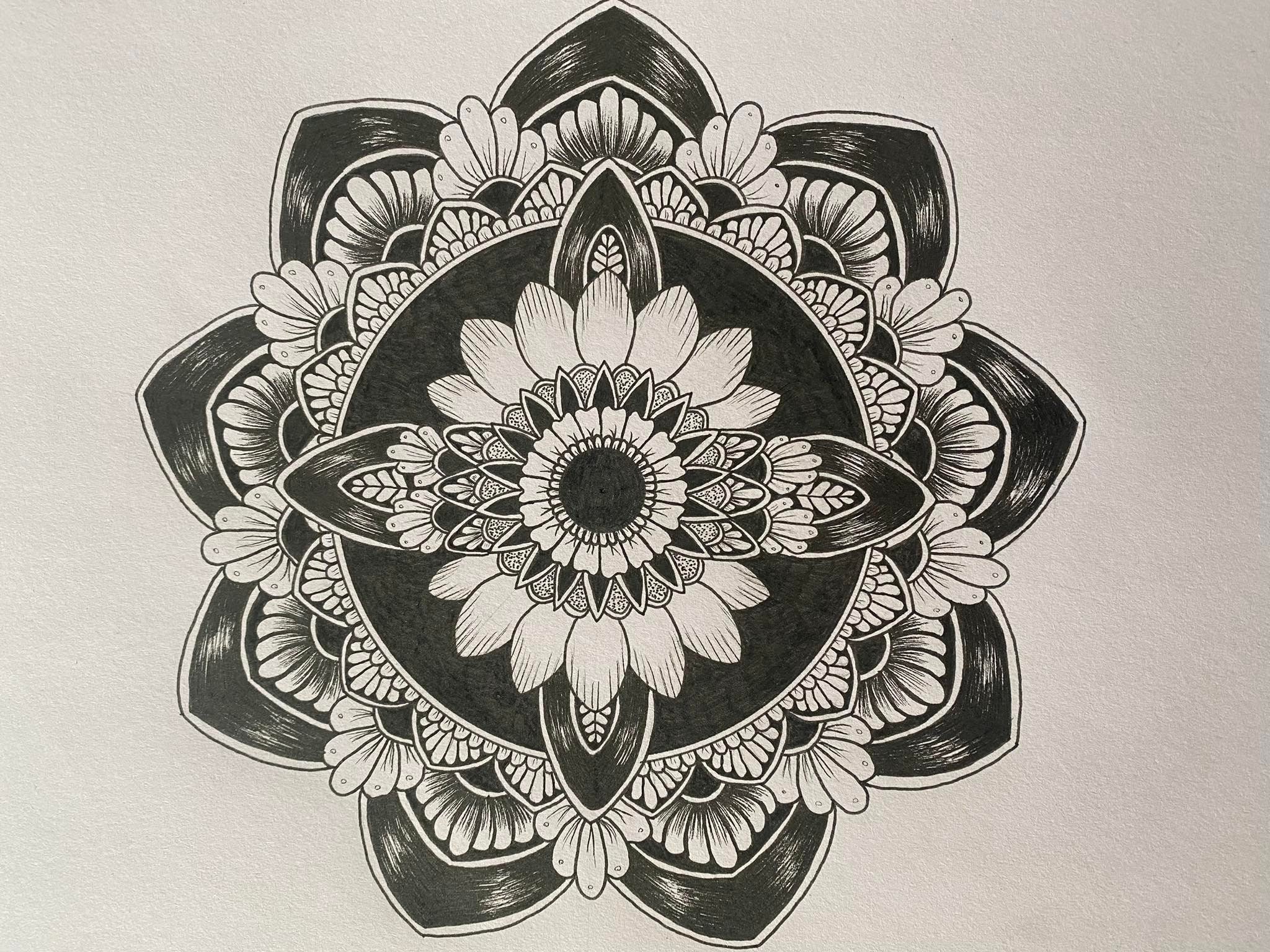 Drawing Mandalas, Drawings, Artwork, - Etsy