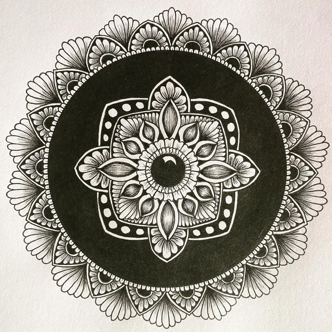 Drawing Mandalas, Drawings, Artwork, - Etsy