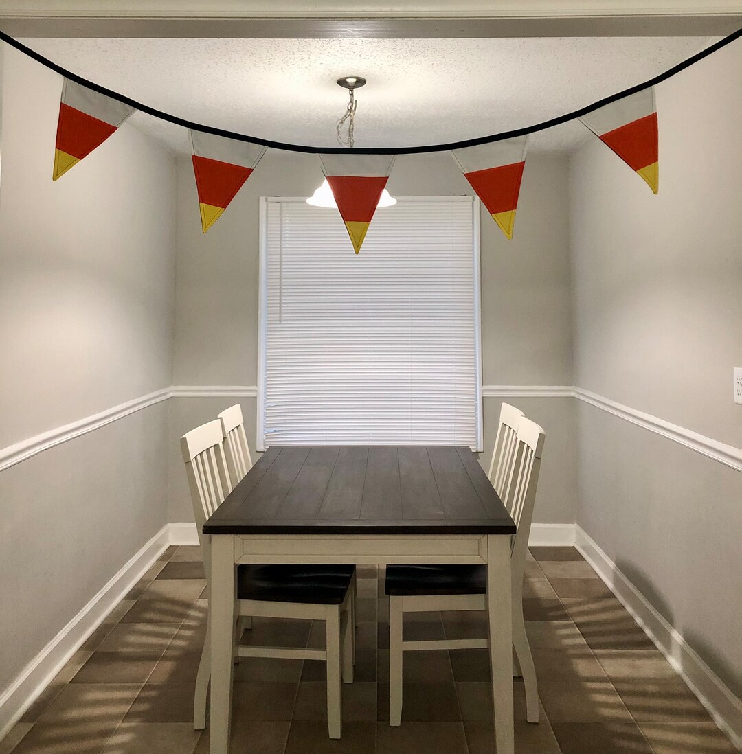 Candy Corn Bunting Fall Garland Fall Decor Halloween - Etsy