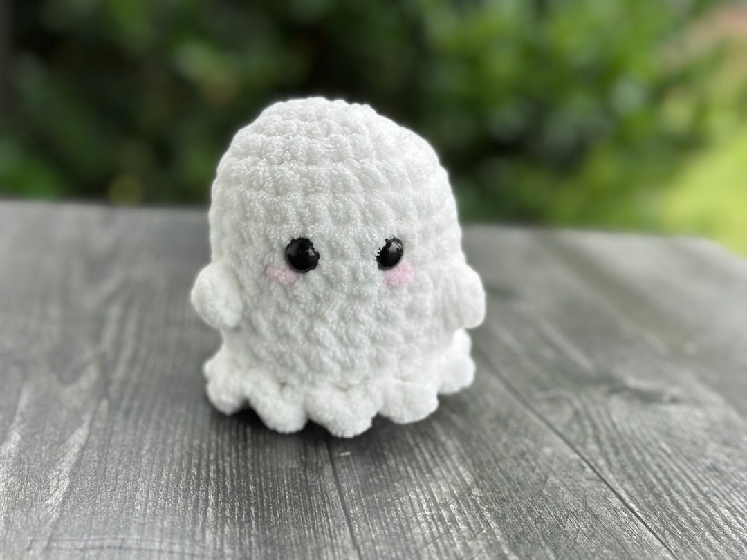 Super Soft Ghost Plush • Handmade Crochet Ghostie • Frankensteinghost ...