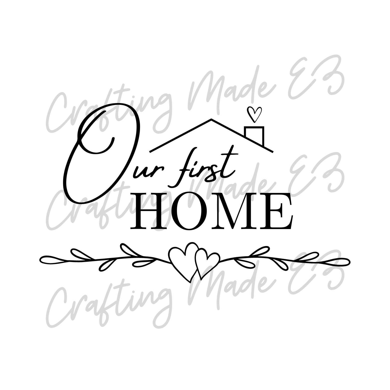 Our First Home SVG - Etsy
