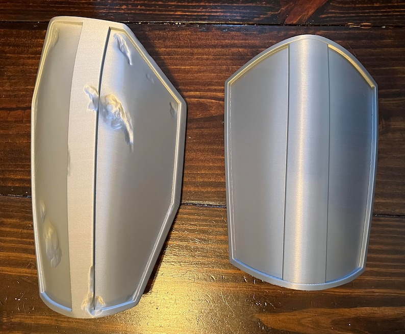 Cosplay 3d Printed Mando Thigh Armor Battle Damaged Set - Etsy