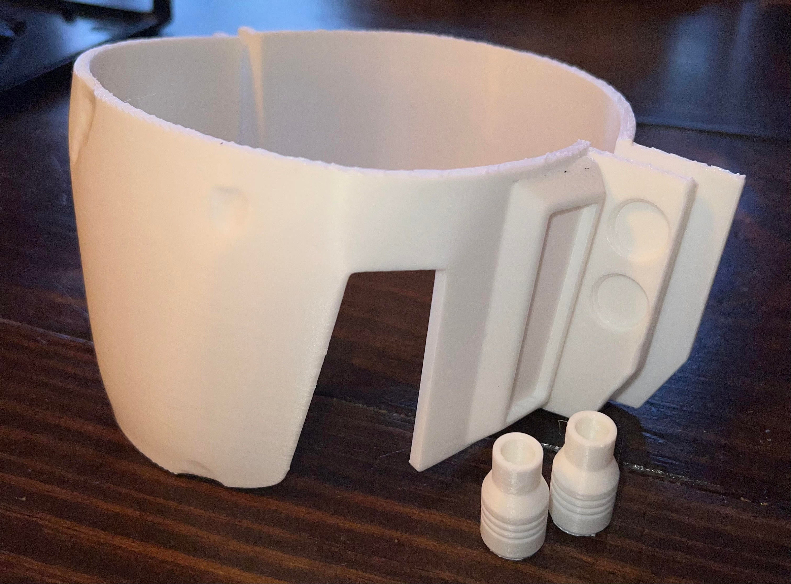 Mando Cosplay Armor 3D Printed Battle Damaged Knee Brace - Etsy