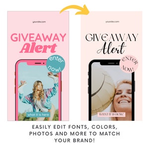 35 Bright Retro Theme Instagram Story Templates, Social Media Templates ...