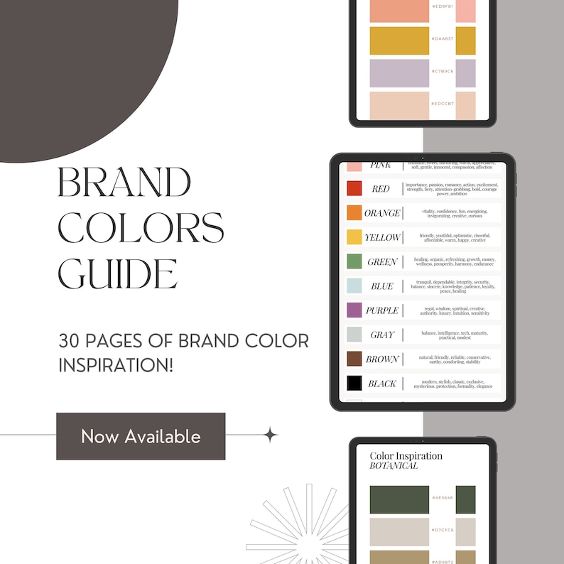 Brand Colors Guide, Branding and Marketing, Color Psychology, Branding ...