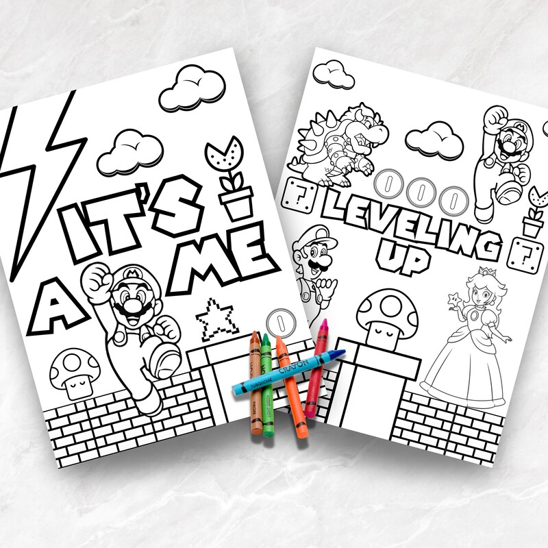 Color Me Mario - Etsy