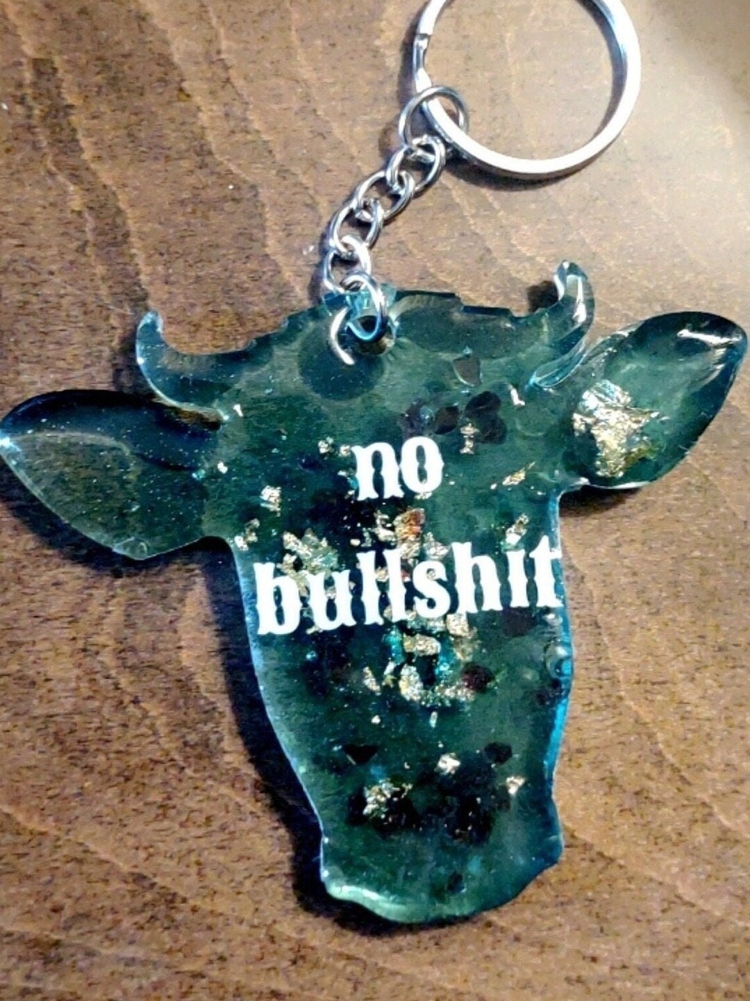 Taurus Season "no Bullshit" Handmade Resin Keychain - Etsy