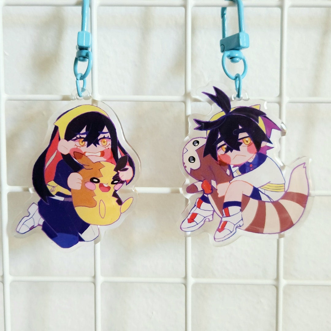 Carmine/ Kieran Kitakami Siblings Pokemon Sv Acrylic Keychains - Etsy