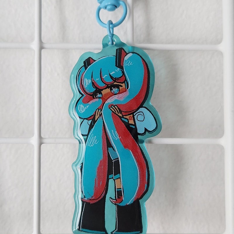 Hatsune Miku Keychains - Etsy