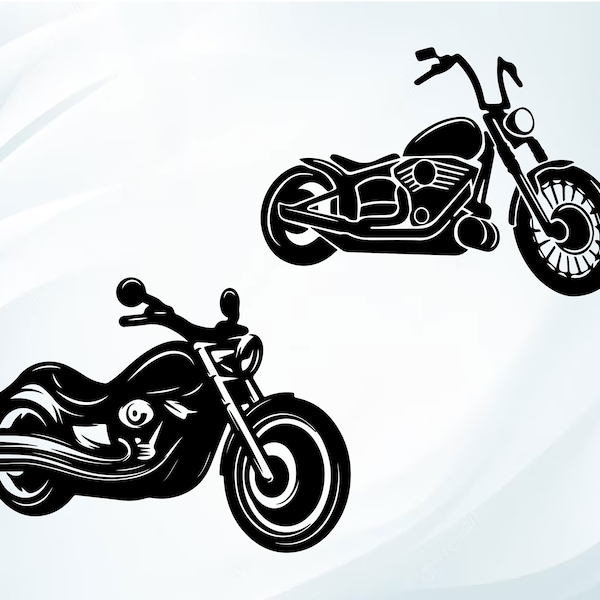 Motorcycle Svg - Etsy