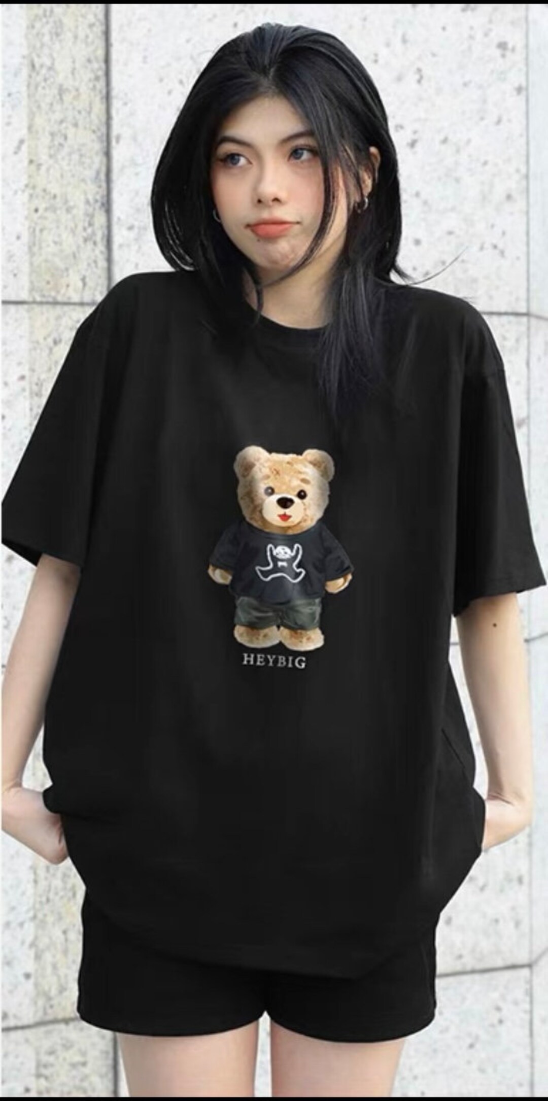 Hey Big Bear Overside Graphic T-shirt - Etsy