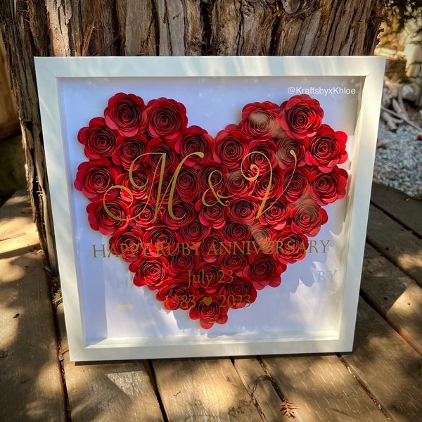 Flower Shadow Box - Etsy